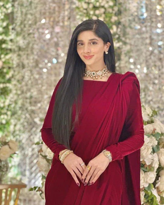 Velvets - The Saari Girl - Online Sarees in Pakistan – The Saari Girl ...