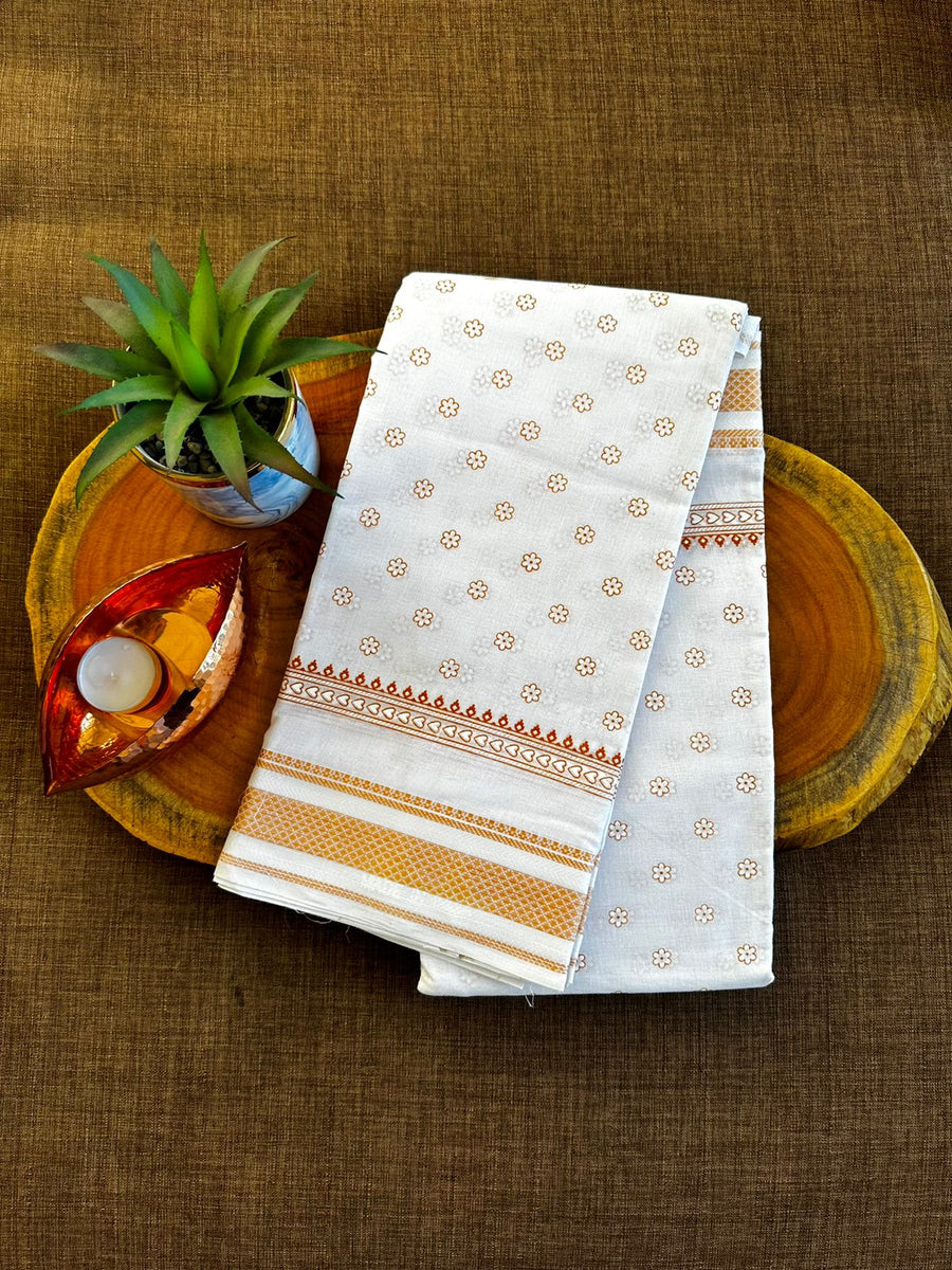 Organic Cotton: Rustic Daisy – The Saari Girl - Saree Online