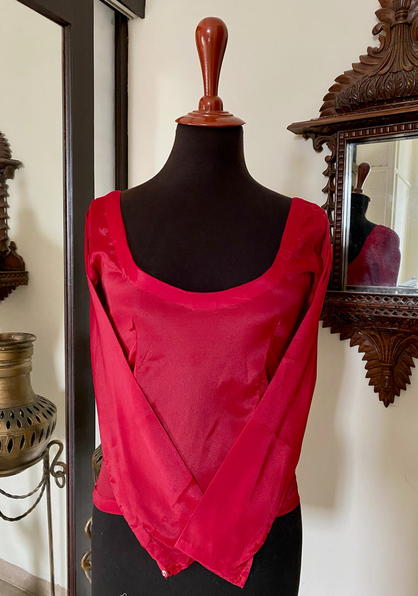 Sample - Charmeuse Silk: Ruby Red | The Saari Girl