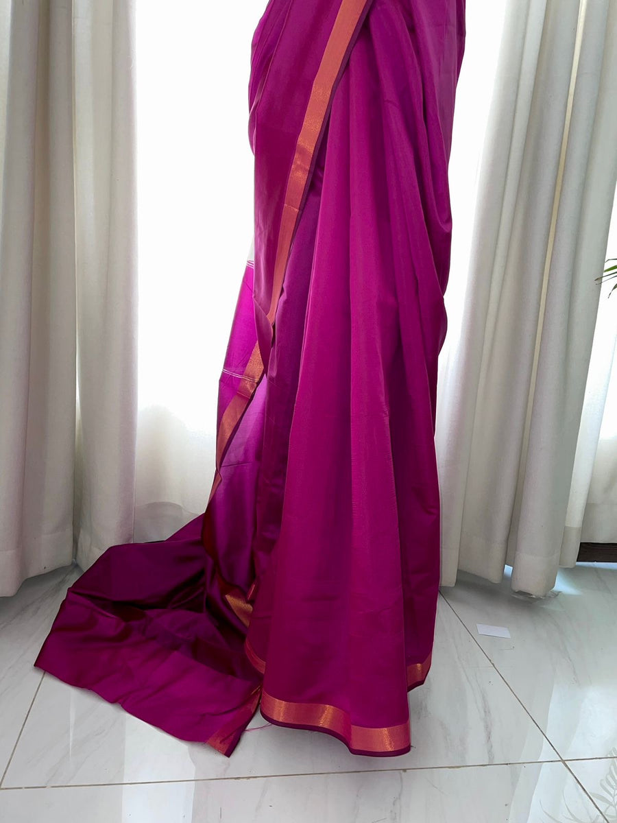 Silk: Gulaabi - Online Saree in Pakistan – The Saari Girl - Saree Online