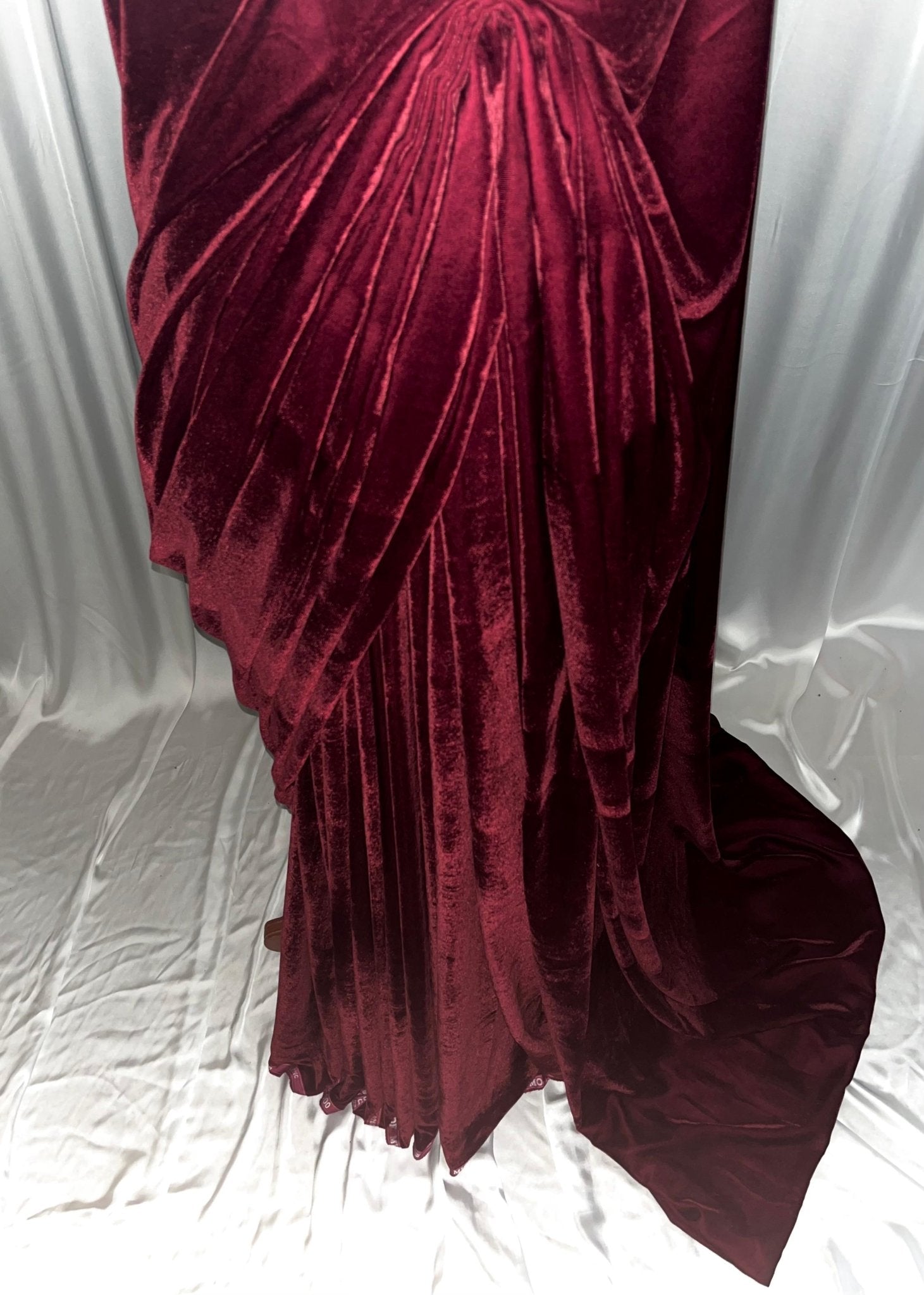 Velvet Maroon Saree from Saari Girl Collection | The Saari Girl