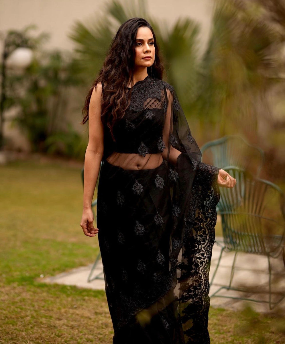 French Net Sarees - Pakistan's 1st Online Saree Store | The Saari Girl