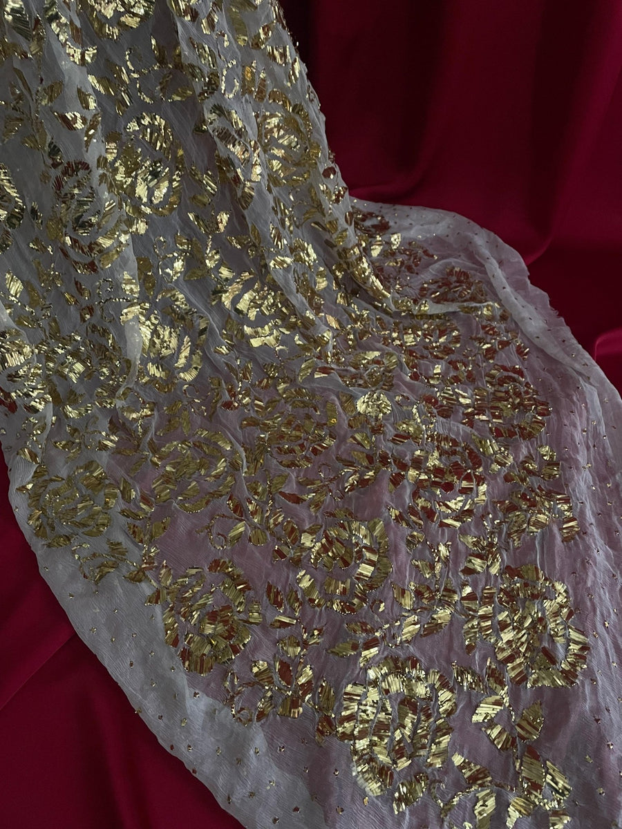 Pure Kamdani Mukaish Sari - Pakistan's 1st Online Saree Store – The ...